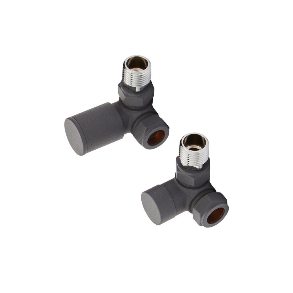 Arne Corner Manual - Angled Radiator Valve - Anthracite