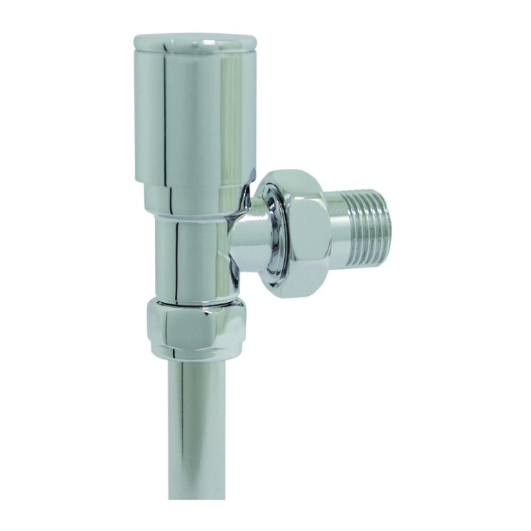 Arne Manual - Angled Radiator Valve - Chrome