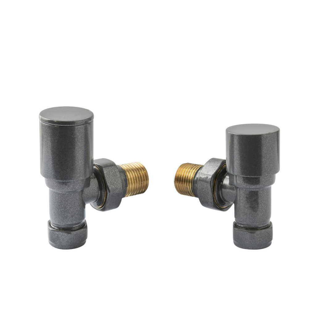 Arne Manual - Angled Radiator Valve - Espresso
