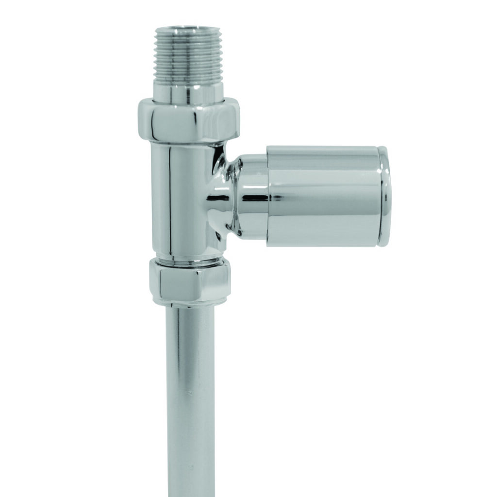 Arne Manual - Straight Radiator Valve - Chrome - Best Radiators