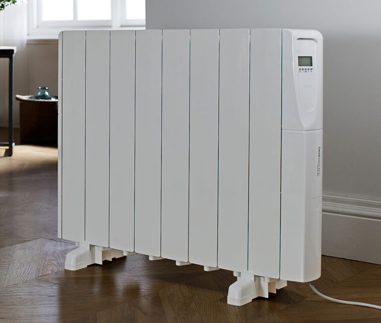 Comfort Control Horizontal Ceramic Electric Radiator - White