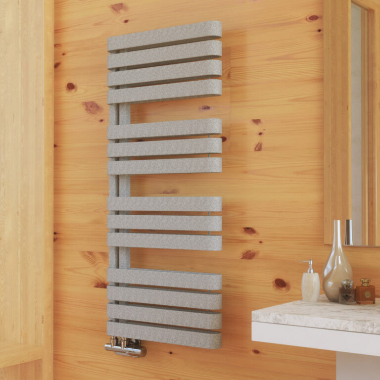 Fontelle Vertical Towel Rail - Light Grey