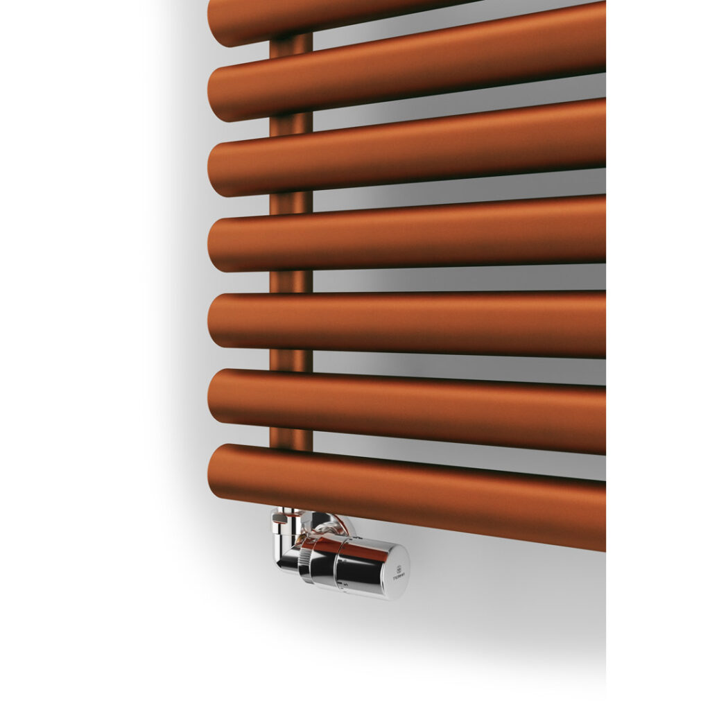 Levanto Vertical Designer Radiator - Single Panel - 1800x590mm - Copper