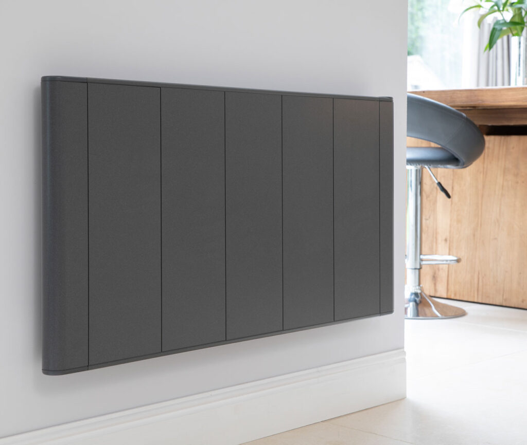 Slimline Curve Horizontal Electric Radiator - Anthracite