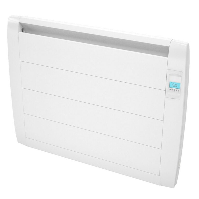 Slimline Digital Horizontal Electric Radiator - 582x620mm - 1200w - White