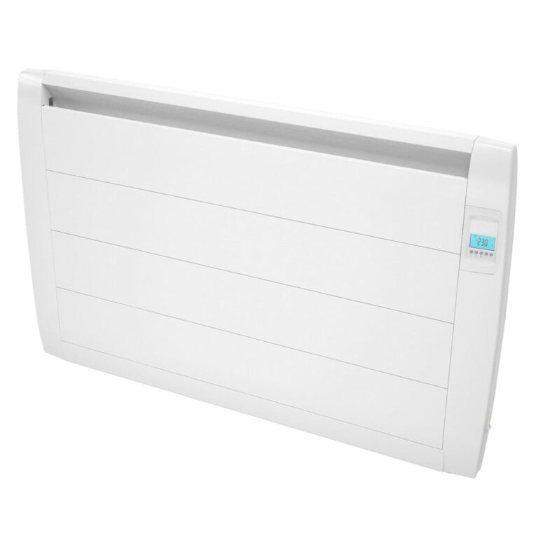 Slimline Digital Horizontal Electric Radiator - 582x780mm - 1500w - White