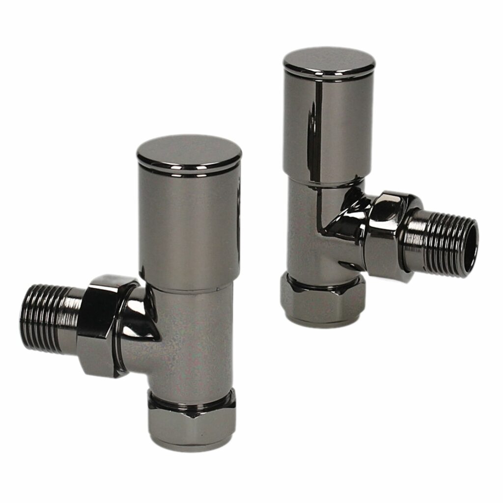 Amos Manual Angled (Pair) Valve - Black Nickel