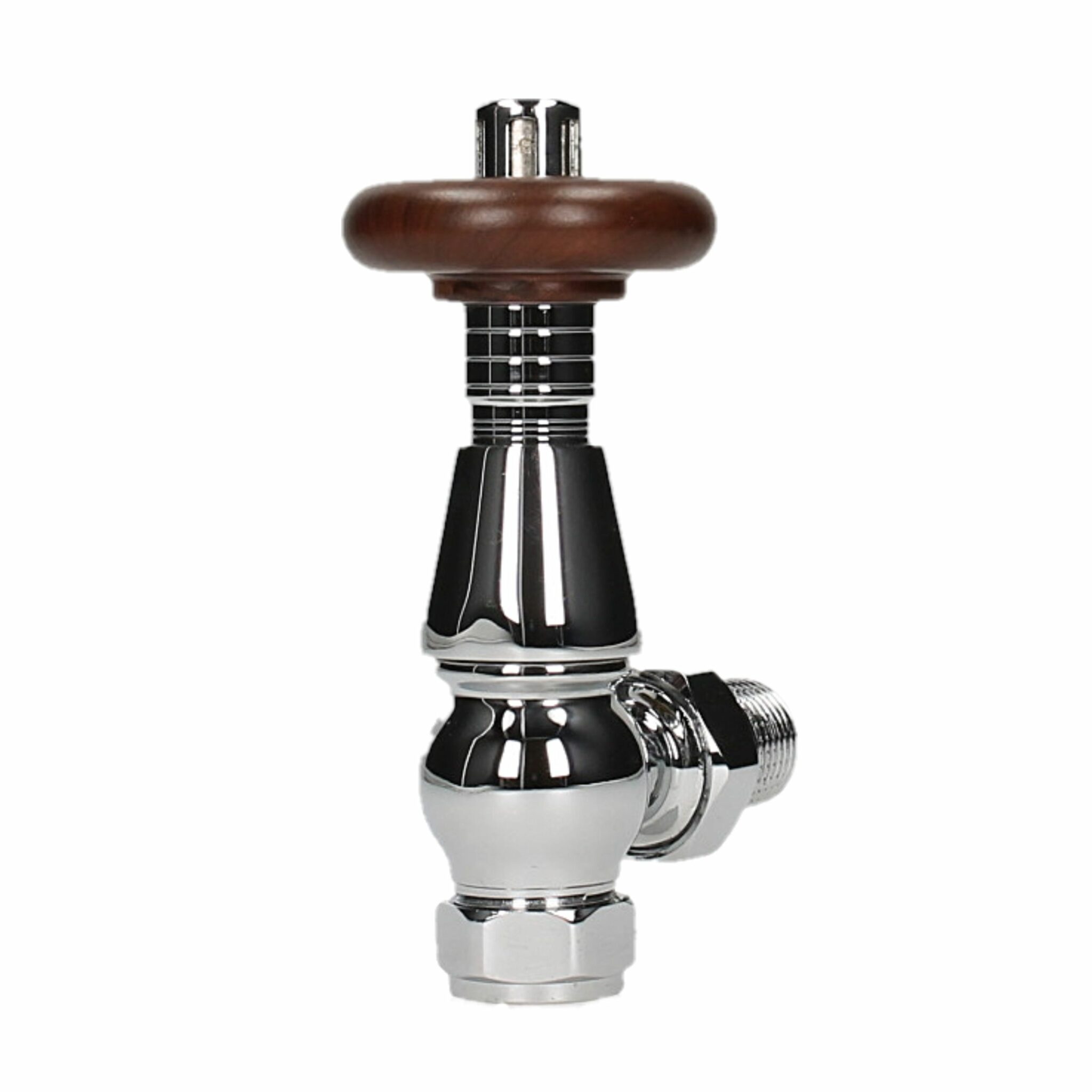Alessio Thermostatic TRV & Lockshield Valve - Chrome