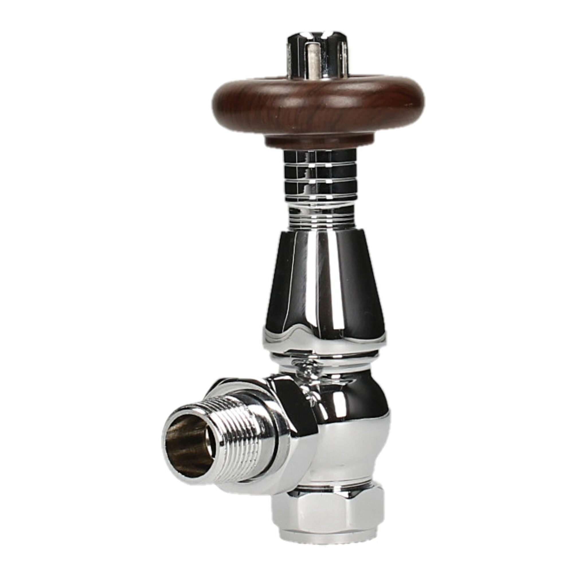 Alessio Thermostatic TRV & Lockshield Valve - Chrome